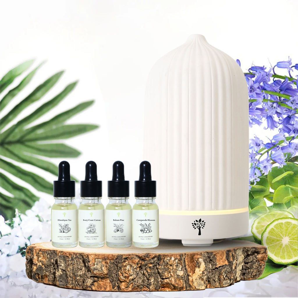 Coral Diffuser + Signature Scent Bundle | Mist Diffuser & Humidifier – Pristine MY